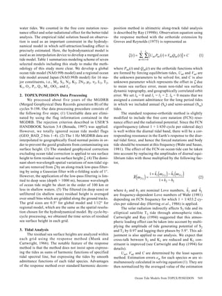 Matsumoto Ocean Tide Models | PDF