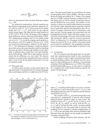 Matsumoto Ocean Tide Models | PDF