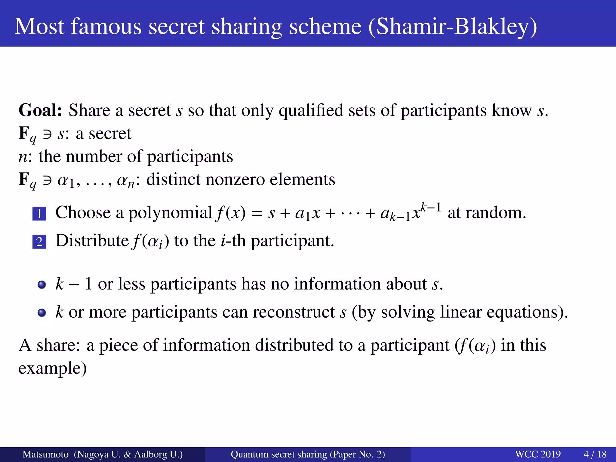 Classical access structures of ramp secret sharing based on quantum ...