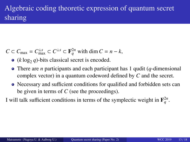 Classical access structures of ramp secret sharing based on quantum ...