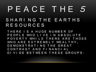 PEACE EDUCATION (PEACE THEME 5) | PPT