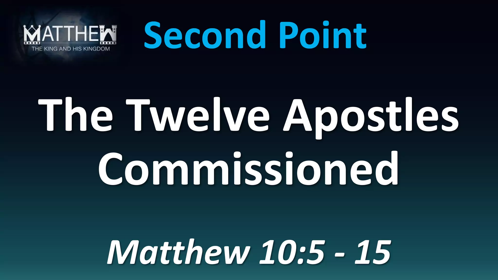 Enduring to the End (Matthew 10:16 - 25) | PPT