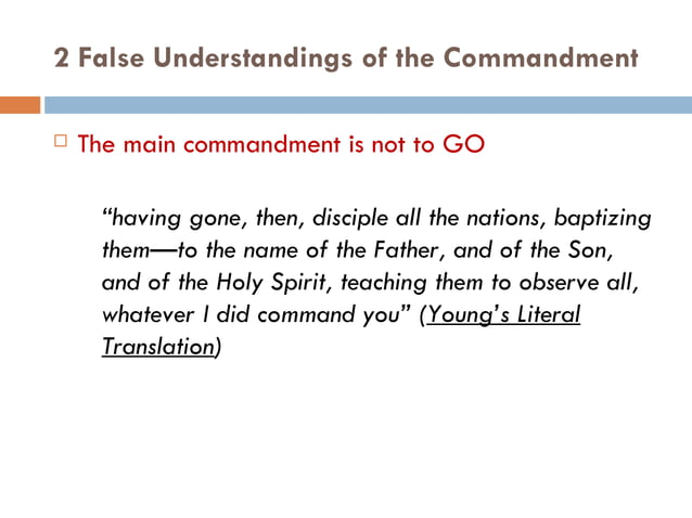 Matt 28:16-20 The Great Commission | PPT | Christianity | Religion ...
