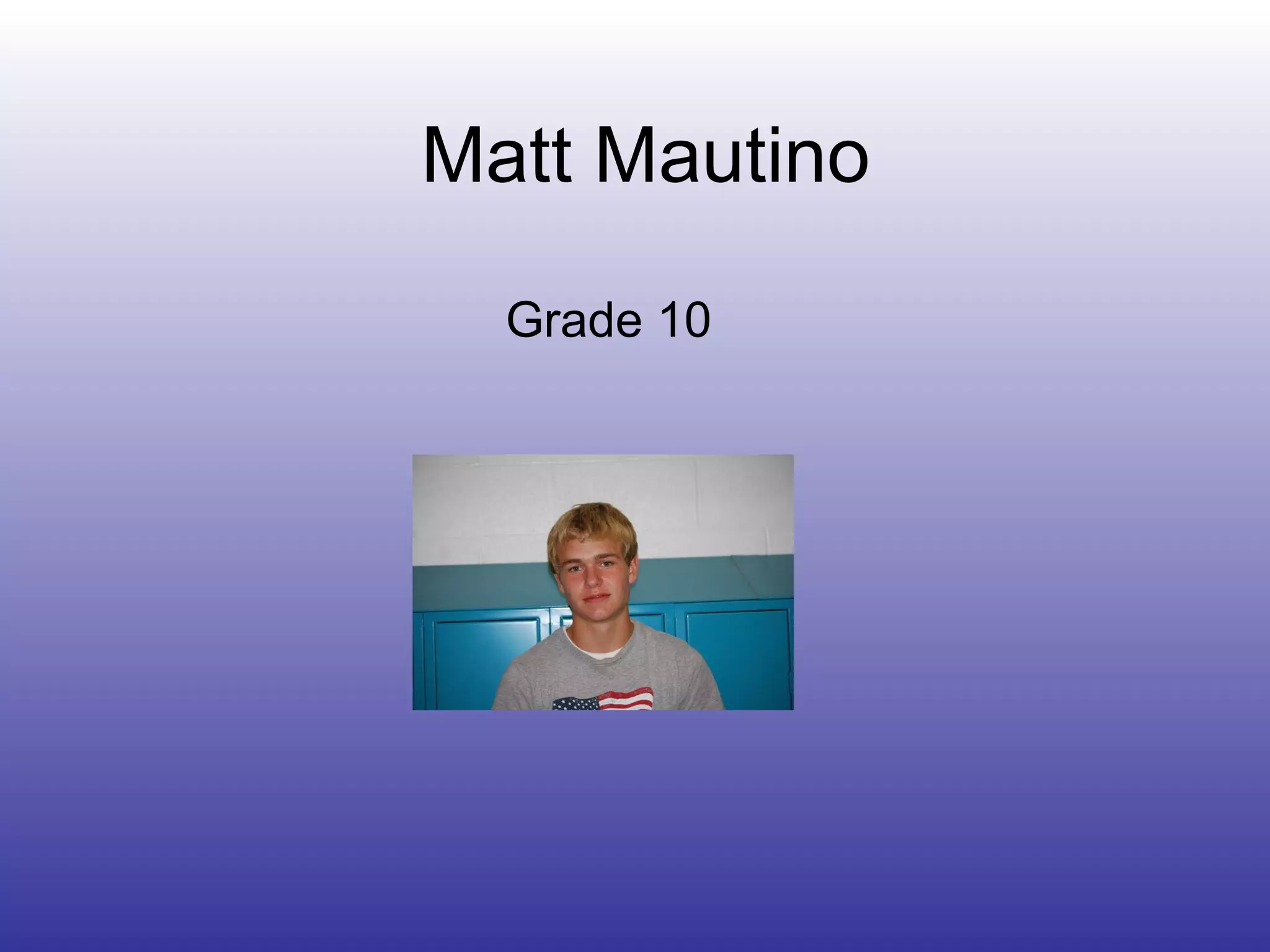 Matt Mautino | PPT