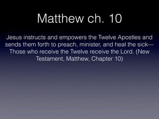 Matt 10 | PPT