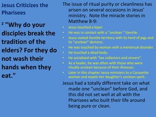 CHRIST CRITICIZES THE PHARISEES | PPT | Christianity | Religion ...