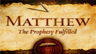 Ministry Begins Matthew | PDF