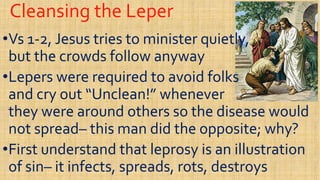 Cleansing The Leper | PPT
