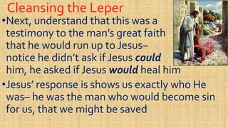 Cleansing The Leper | PPT