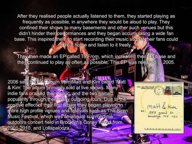 FADER Label and Matt and Kim | PPT