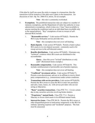 Issues to Considerwith Self Directed IRAs | PDF