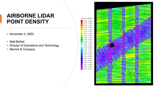 AIRBORNE LIDAR POINT DENSITY | PPT