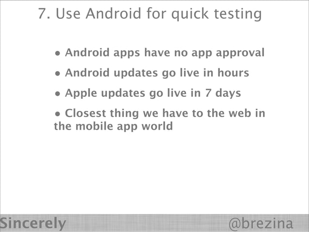 Secrets of Rapid Mobile App Development | PDF