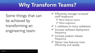 Redesigning Engineering Teams for Expansion - By: Matt Brunsdon | PPT