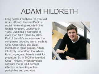 Matt crowe the top 5 richest teens | PPT