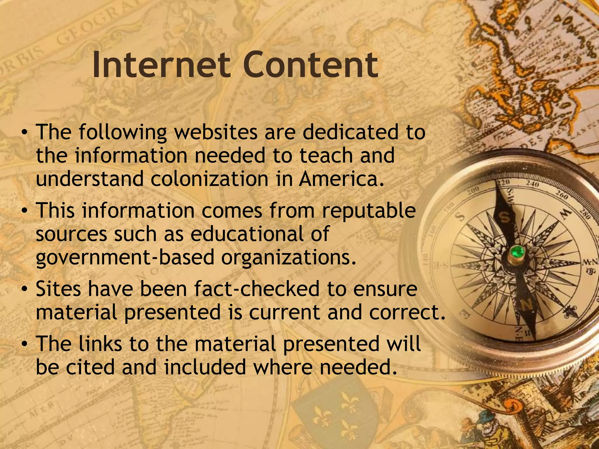 American Colonization - 6-8 grade | POTX