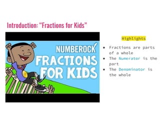 Anglin MAT Tech Module 3 - Fractions | PPT