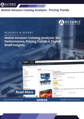 Mattel Amazon Catalog Analysis - Pricing Trends.pptx
