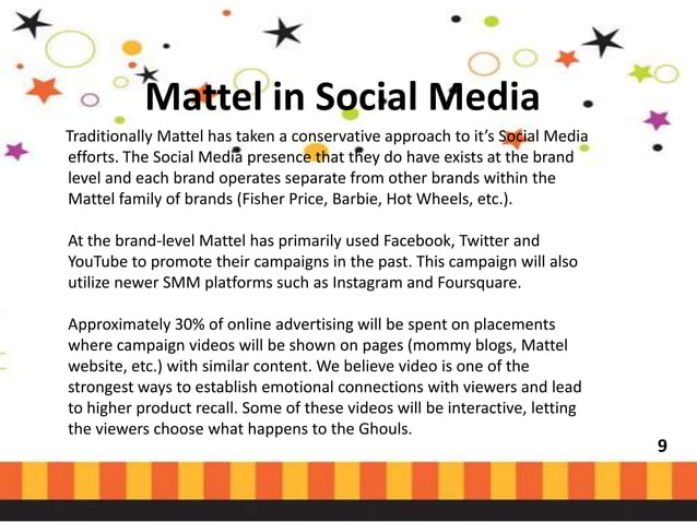 Mattel Advertising Campaign | PPTX