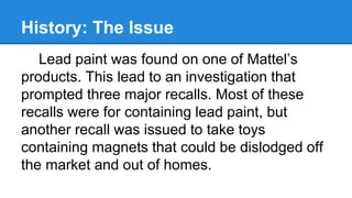 Mattel presentation | PPTX