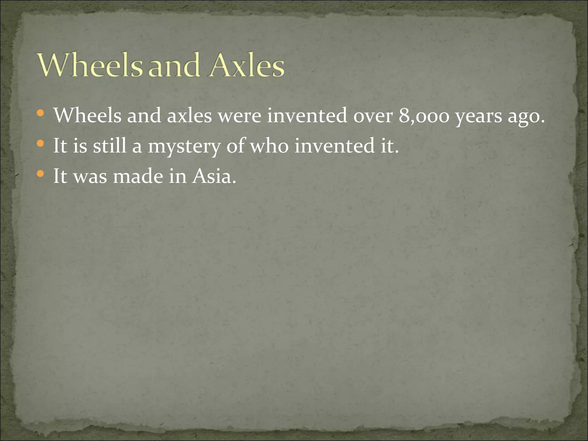 Matteo presentation of wheels and axle | PPT | Automotive