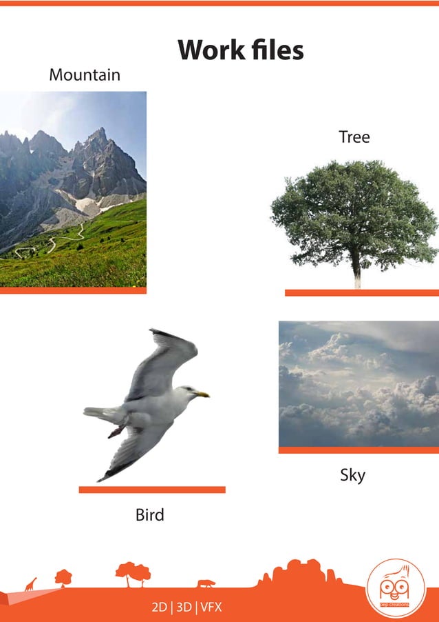 Matte painting making process -Pep creations studio Animation Company | PDF