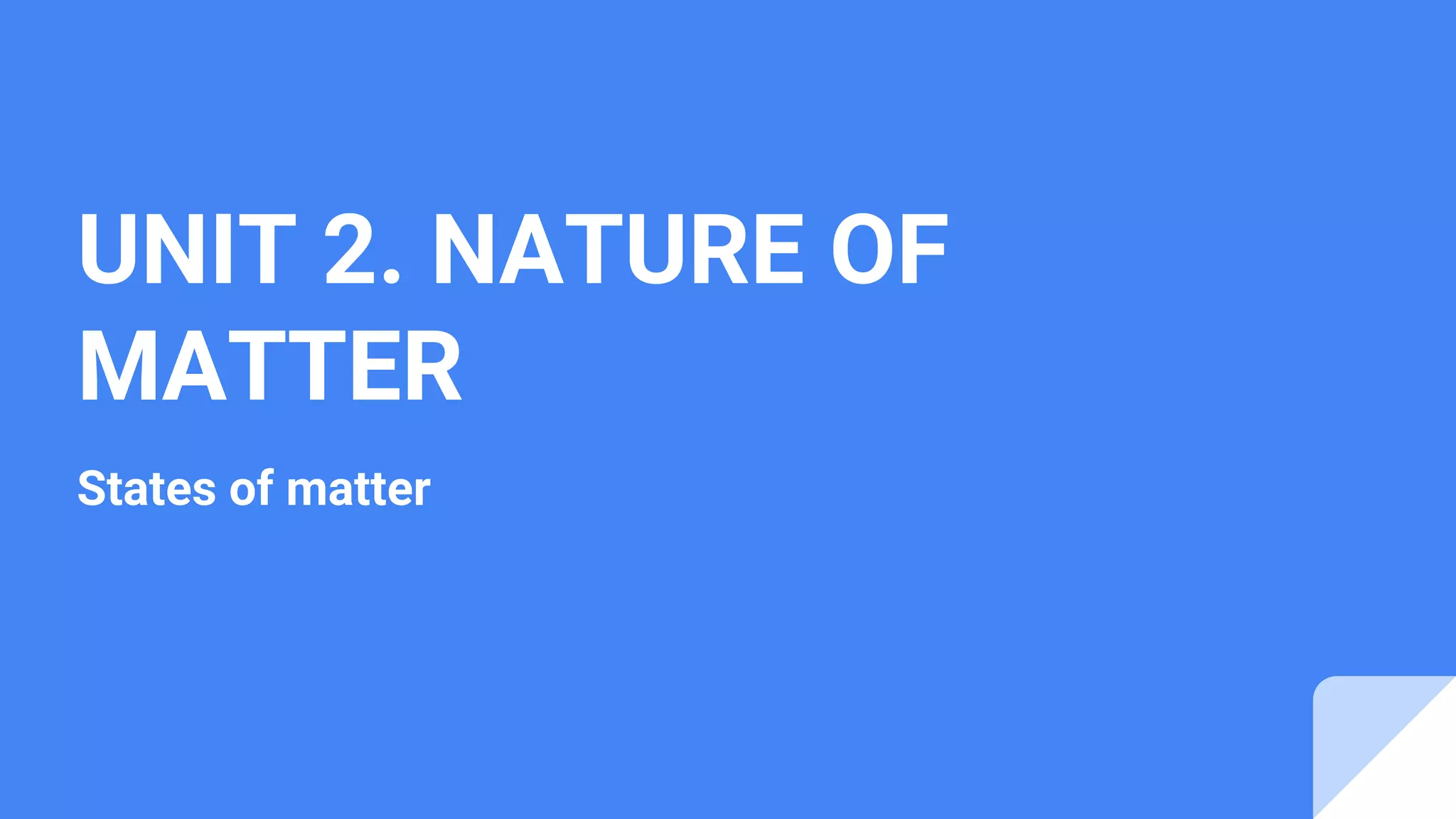 Nature of Matter | PPTX