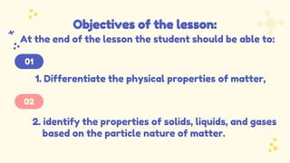 Science 8 - Chemistry - Matter .pptx | Chemistry | Science
