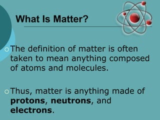 The Four States and Six Phases of Matter.ppt