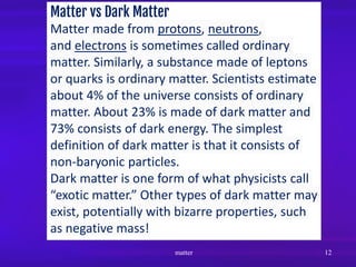 matter. what is matter | PDF