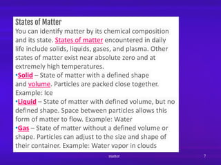 matter. what is matter | PDF