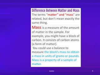 matter. what is matter | PDF | Chemistry | Science