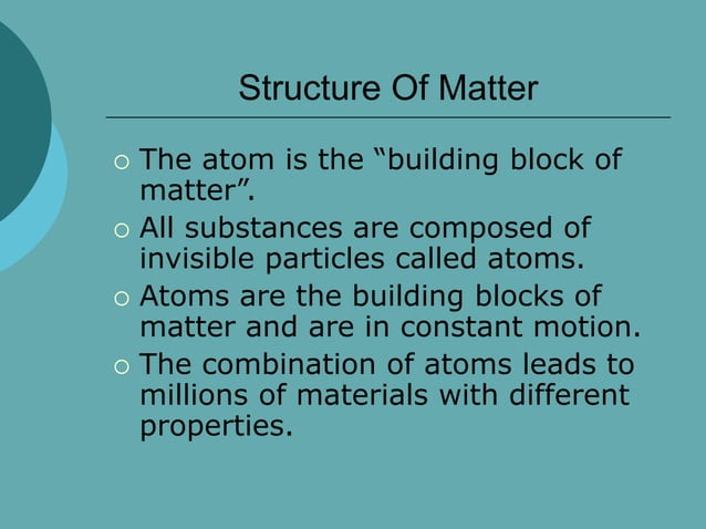 Matter note chemistry for year 7 & 8.ppt