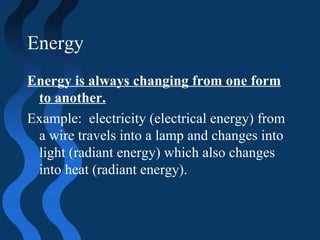 Matter And Energy, Frequencey And Wavelength | PPT