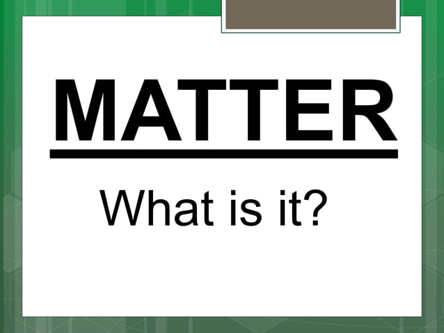 Matter: The Three States of Matter (Grade 8 - Science) | PPTX ...