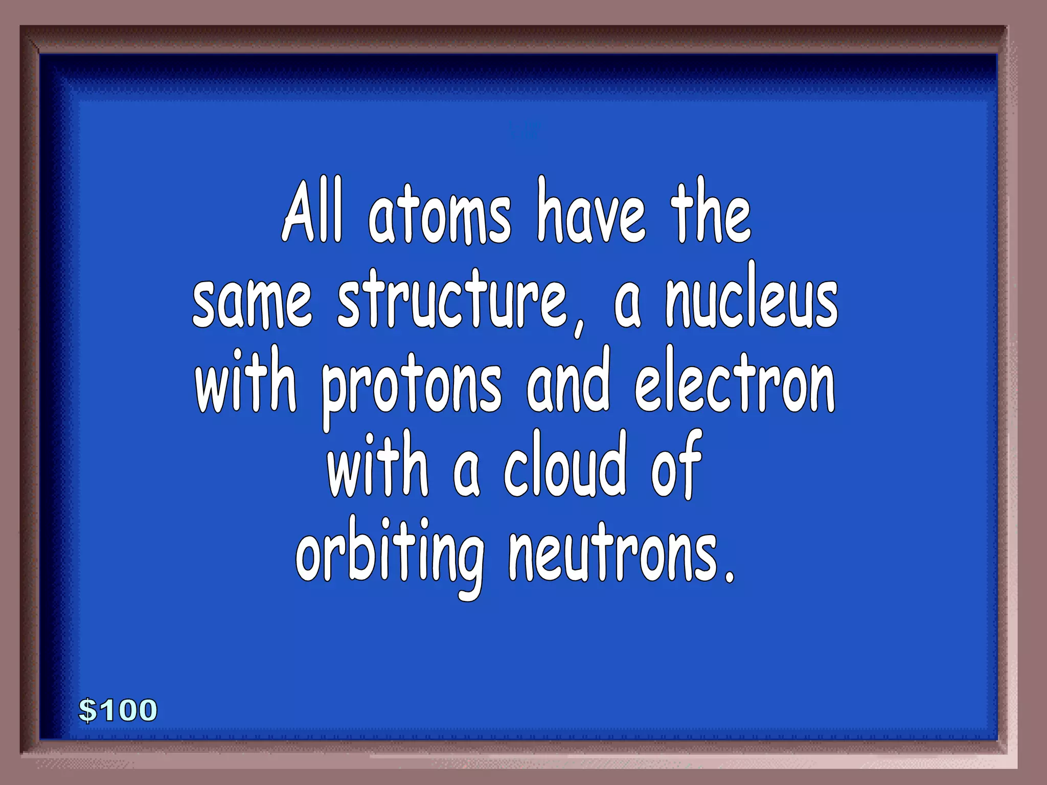 Matter Jeopardy Science | PPT