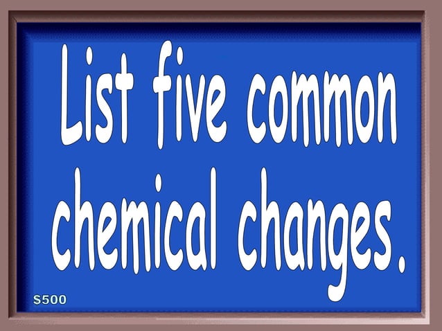 Matter Jeopardy Science | PPT