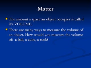Matter Powerpoint | PPT
