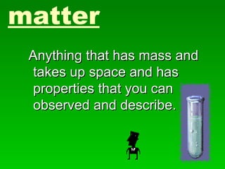 Matter Vocabulary | PPT