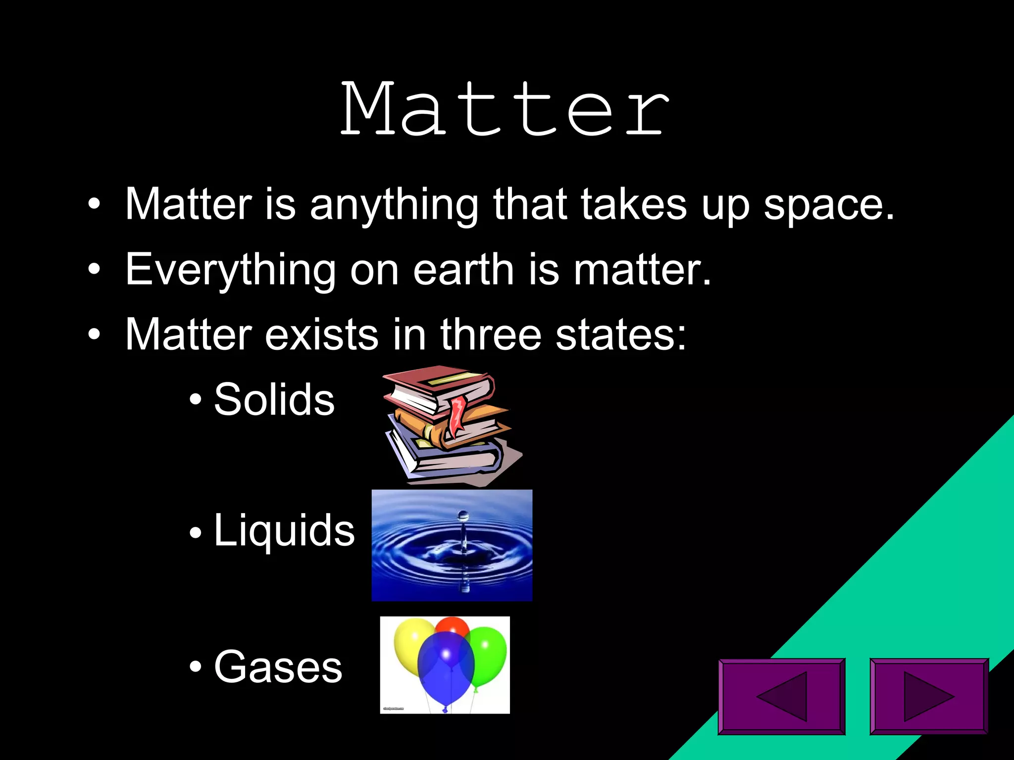 Matter,solid,liquid,gases | PPS