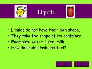 Examples Of Liquids