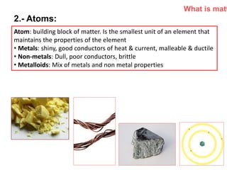 Properties of Matter (7th grade) | PPTX