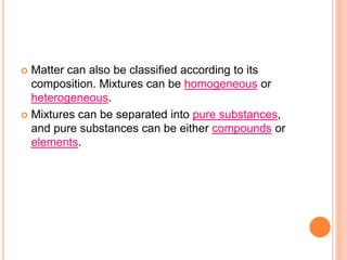 Matter 7th grade : | PPTX