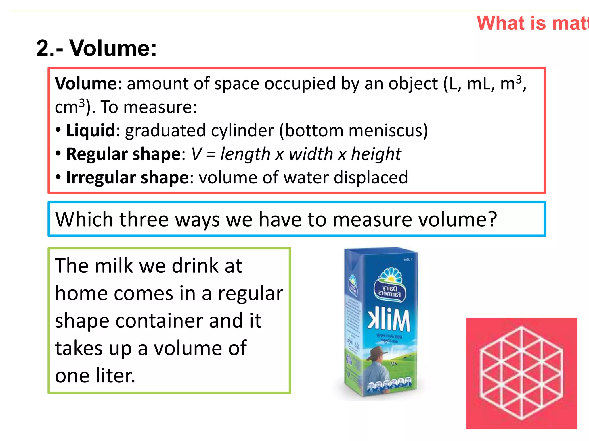 The Properties of Matter (8th grade) | PPTX