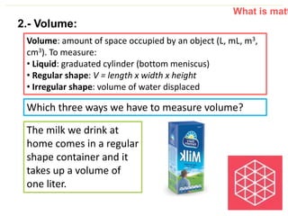 The Properties of Matter (8th grade) | PPTX