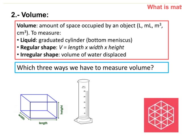 The Properties of Matter (8th grade) | PPTX