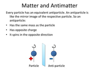 Matter and antimatter | PPTX