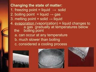 MATTER AND ATOMIC STRUCTURE igcse C3.ppt. | PPT