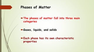 Matter and elements final | PPTX | Physics | Science