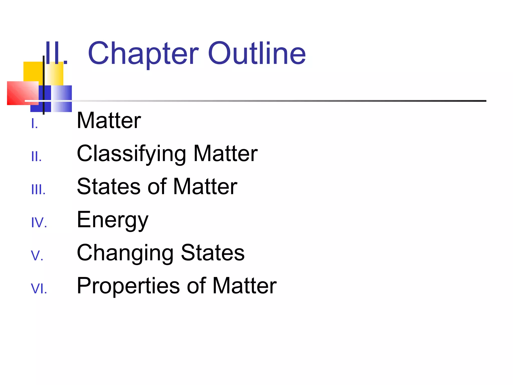 Matter and energy | PPT